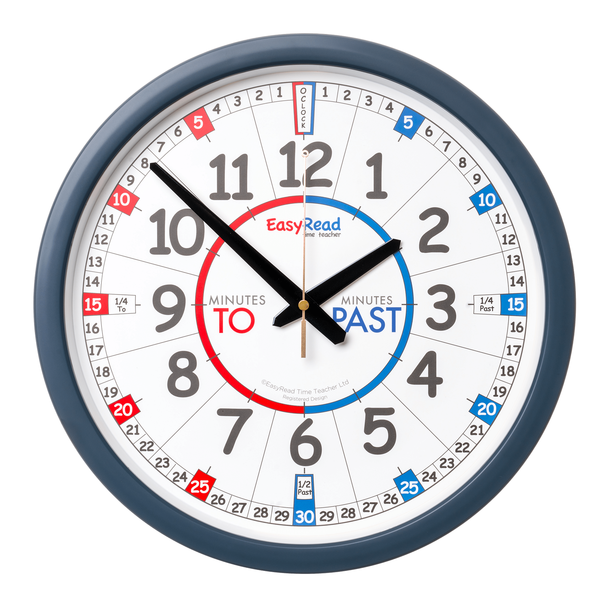 24 Hour Classroom Wall Clocks Learn To Tell The Time