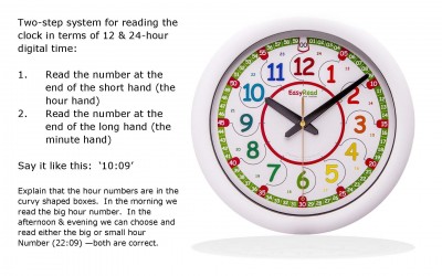 Learn to Tell the Time…in no Time! - EasyRead Time Teacher