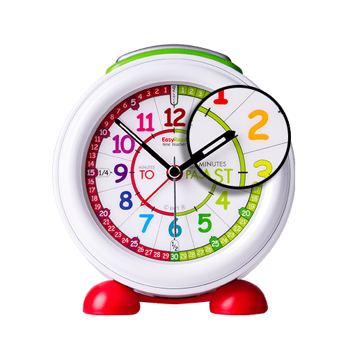 Rainbow face children's alarm clock - EasyRead Time Teacher