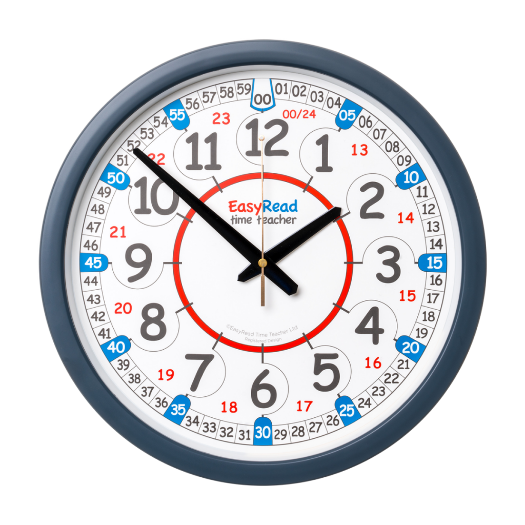 35cm Classroom Clocks - EasyRead Time Teacher
