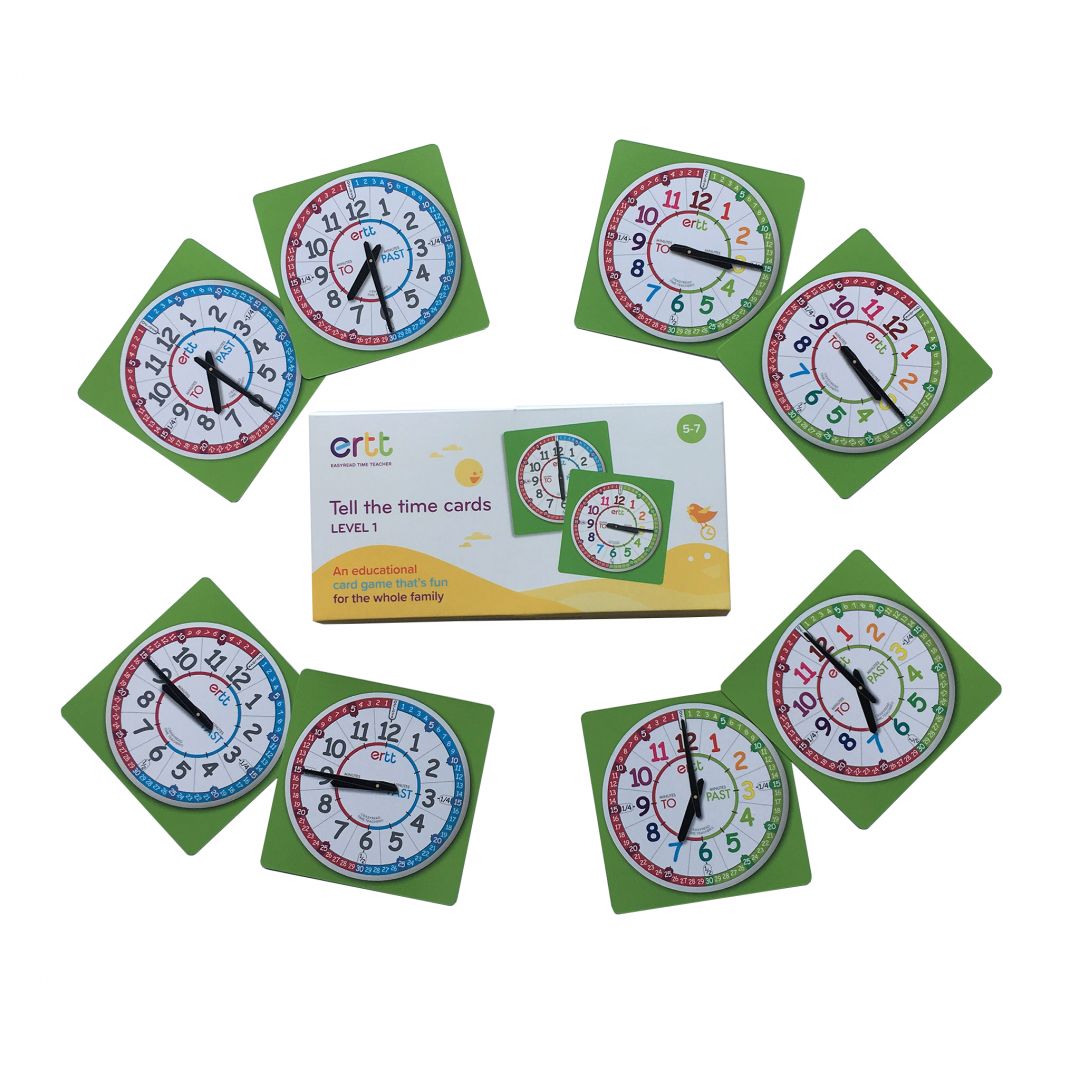 Tell the Time Card Games - EasyRead Time Teacher
