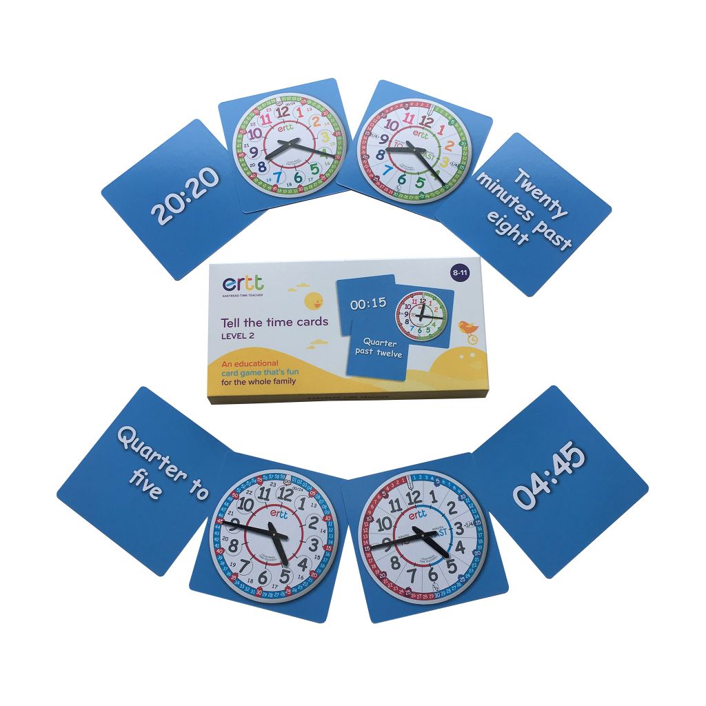 Tell the Time Card Games - EasyRead Time Teacher