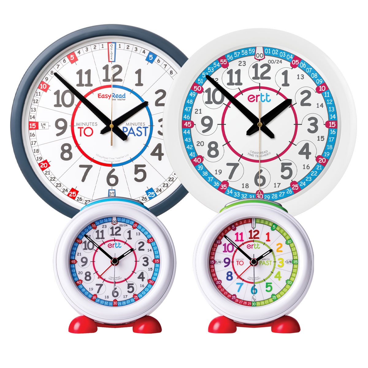 Clocks Learn To Tell Time EasyRead Time Teacher
