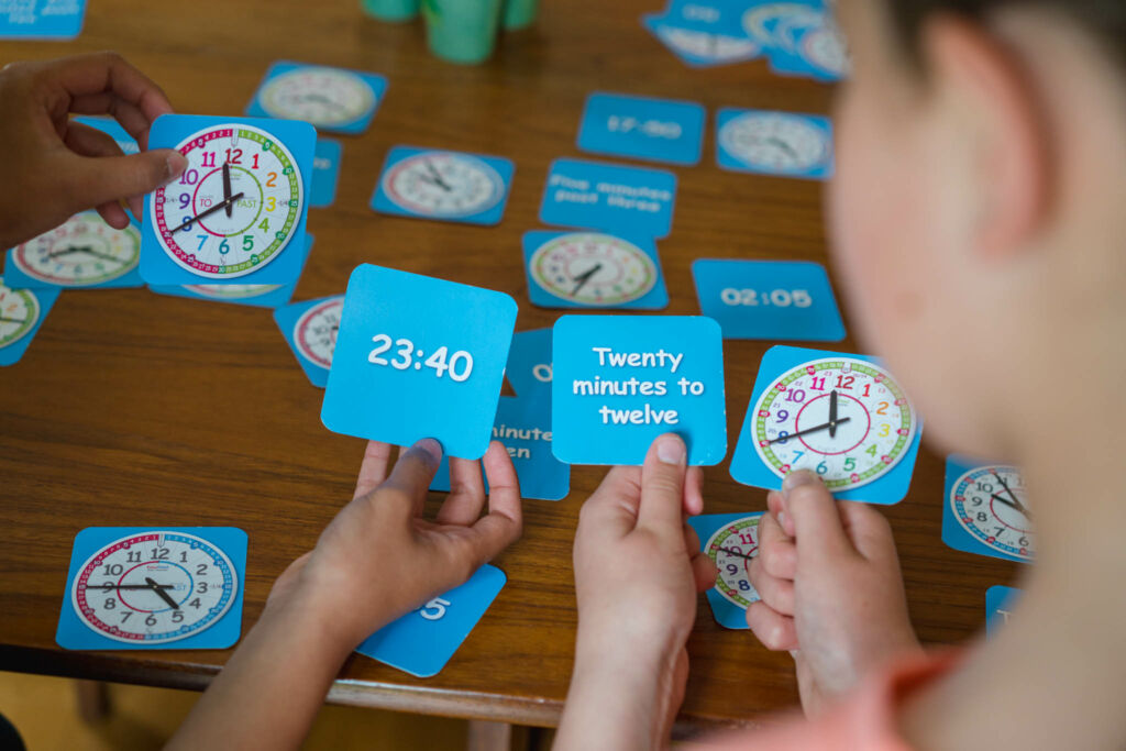 5 games to help children tell the time